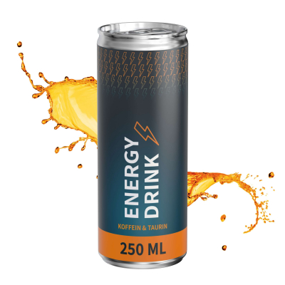 Energy-Drink in der Dose in Ihrem Design | merchandise.cloud